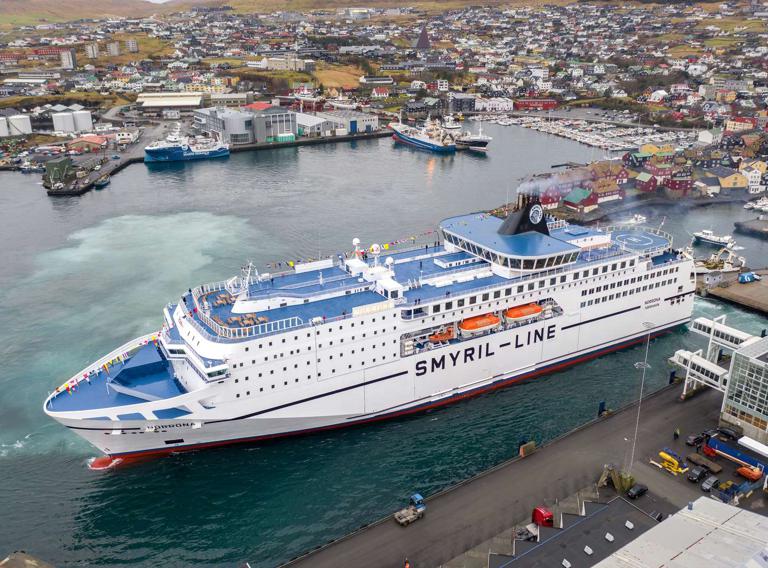 Smyril Line: Norrøna fekk bert smærri skaða av eldinum - Dimma.fo