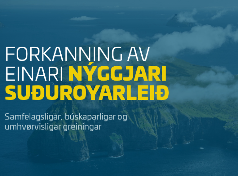 Tunnil til Suðuroyar er mettur at kosta 5,4 milliardir krónur - Dimma.fo